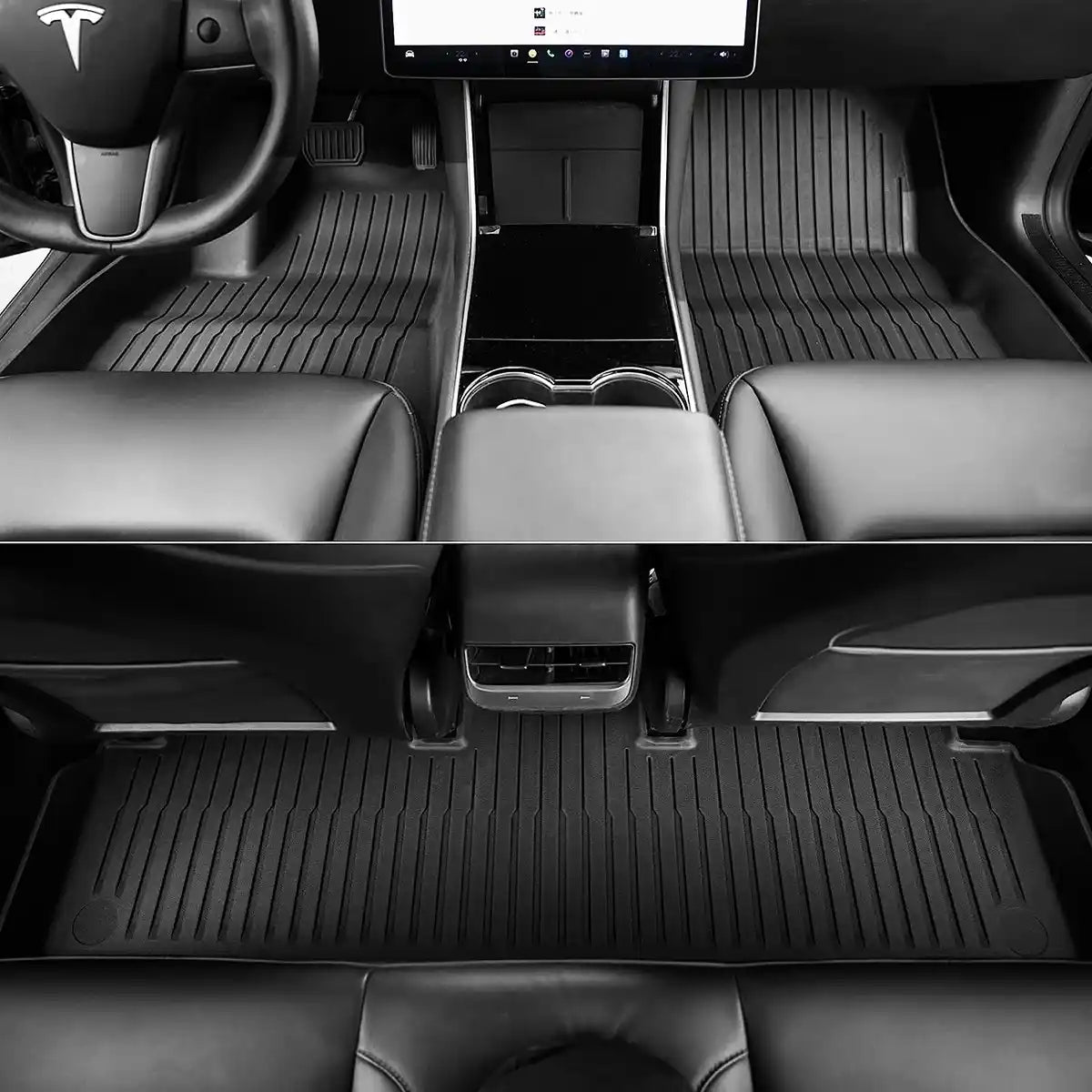 Tesla Model 3/Y Floor Mats - Adreama | All-Weather Protection, Custom ...